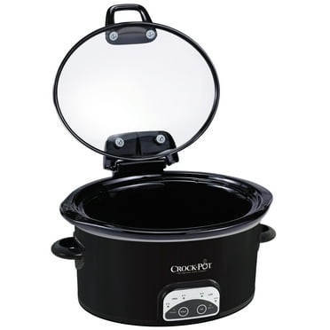 Crockpot Automatic 4-Qt. Digital Countdown Slow Cooker, Black - Walmart.com
