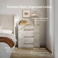 Mopio Blake 3 Drawer Dresser for Bedroom, Small Dresser & Chest of ...