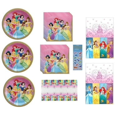 Disney Princess Birthday Party Supplies Bundle Disney Princess Plates ...