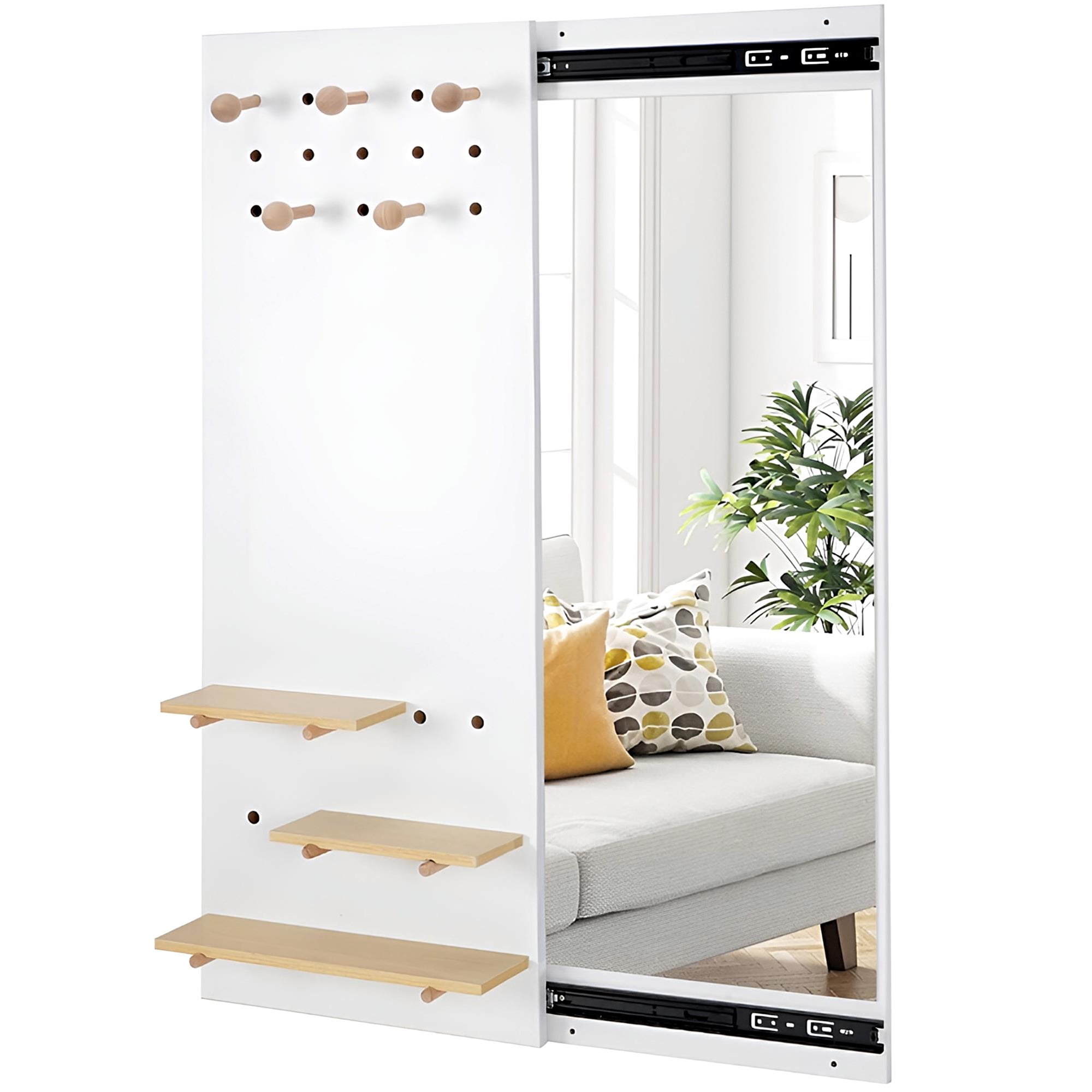 Click here for Sortwise Wall Mount Mirror  2 In 1 Hidden Dressing... prices