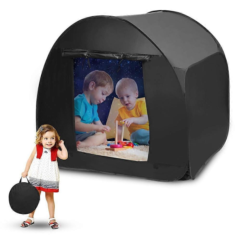Kids Sensory Tent Pop-Up Play Tent Blackout Calming Tent Sensory Room ...