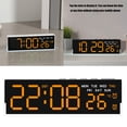 NEXAVKPR LED Digital Alarm Clock Electric Desk Clock for Bedroom Living ...
