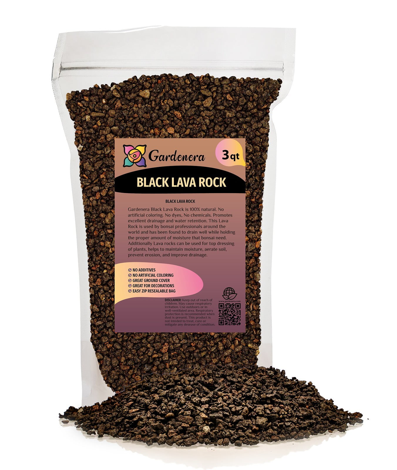 ⭐ Black Lava Rock for Plants, Premium Sifted Bonsai and Cactus Soil ...