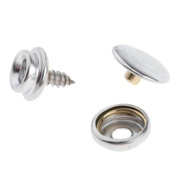 50 Sets Fastener Screw Snaps Screw Nut Socket Stub for Marine Boat ...