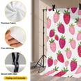 Red Pink Strawberry Backdrop for Photography, Fabric Photo Background ...