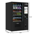 Non-Refrigerated Snack Vending Machine with 60 Slots and 22 Inch Touch ...