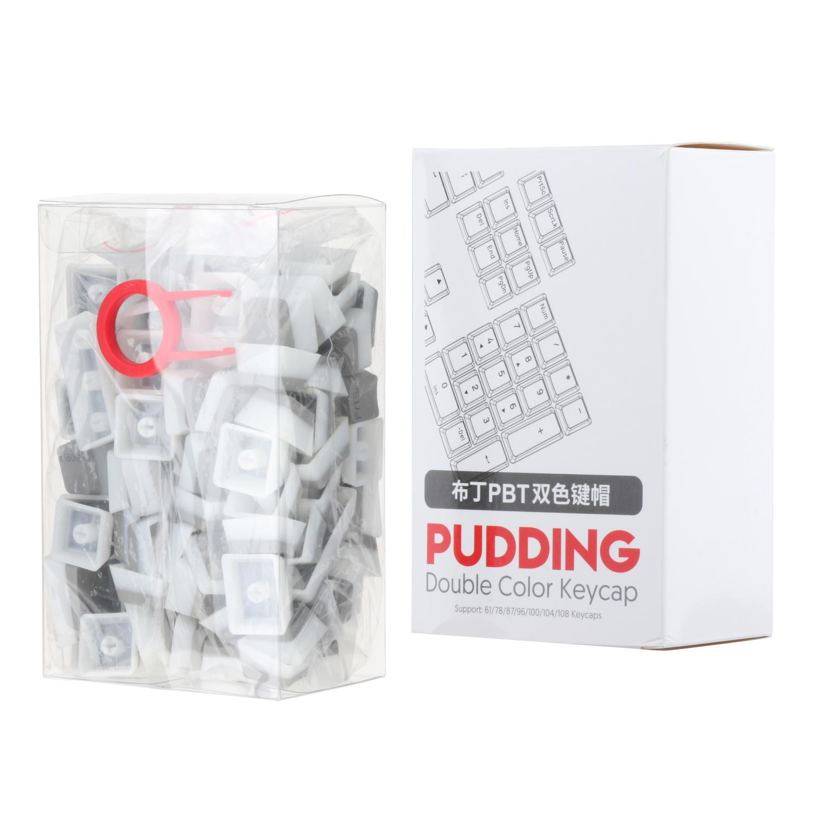 Pudding Keycap Set for Mechanical Keyboard RGB PC Gaming Gray - Walmart.com