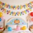Bright Plastic 2M Celebration Banners Colorful Party Decorations Party ...