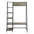 Woven Paths Hall Tree - Farmhouse Style - 5 Shelves & Bench - Walmart.com