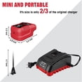 1701C-B 20V Battery Charger Replacement for Bauer 20V Hyper.max Lithium ...