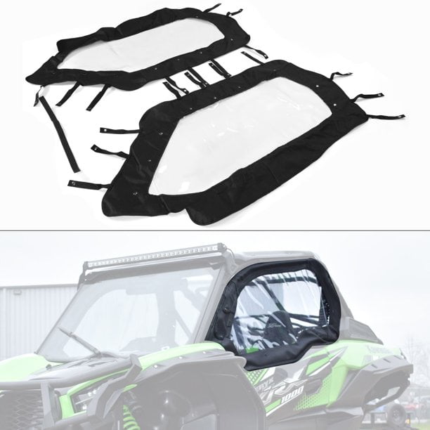 Kojem UTV Soft Upper Door Enclosure Set Windows Fit 2020-2021 Kawasaki ...