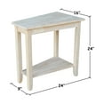 Free Shipping! International Concepts Keystone Accent Table - Walmart.com - Walmart.com