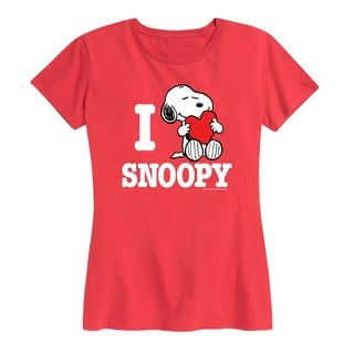 Peanuts - Faces of Snoopy - Women's Short Sleeve Graphic T-Shirt ...