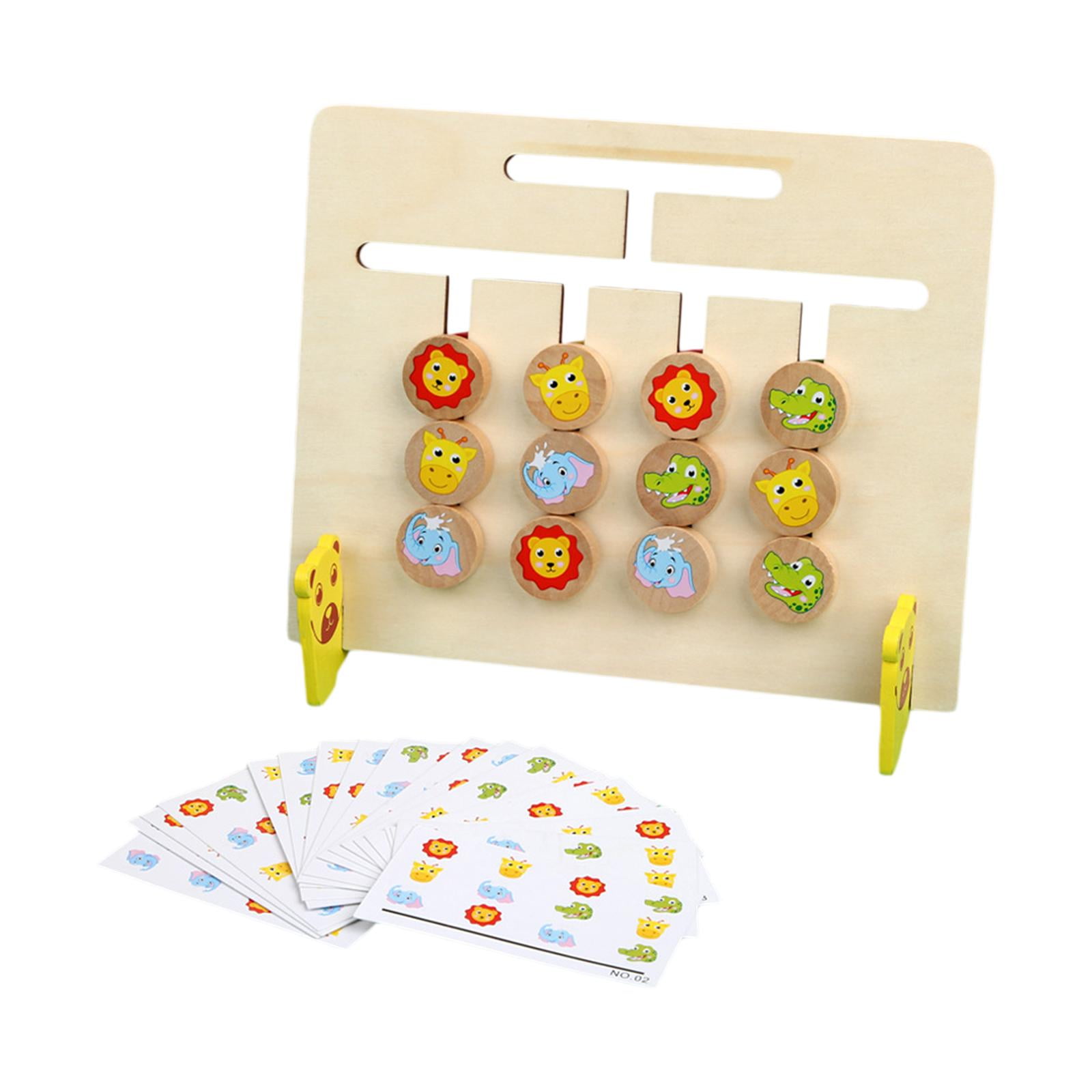 Toys Slide Puzzle Matching Brain Teasers Game Preschool Educational ...