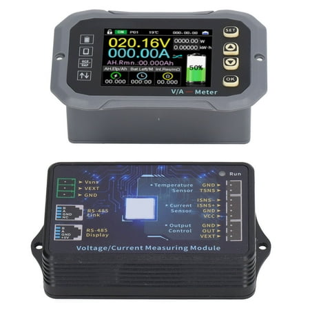 Battery Capacity Monitor, 0-120V 0-600A High Accuracy Battery Voltage ...