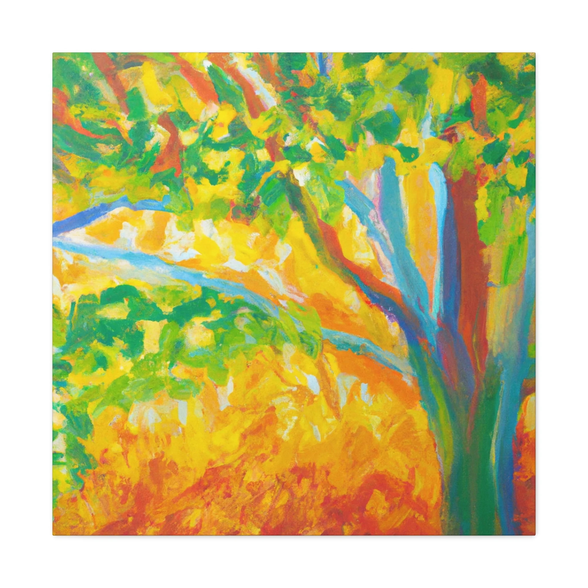 Beech Tree Fauvism - Canvas - Walmart.com