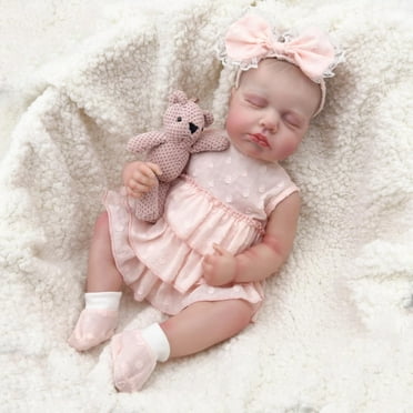 JRLCGYP Reborn Baby Dolls - 20" Realistic Full Body Silicone Baby Girl ...