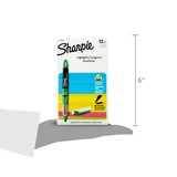 Sharpie Liquid Highlighters, Fluorescent Green, Smooth Chisel Tip, Box ...
