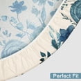 MHJY Round Tablecloth Fitted Elastic Table Cover Waterproof Table Cloth ...