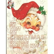 Retro Old Fashioned Christmas Vintage Coloring Book For Adults ...