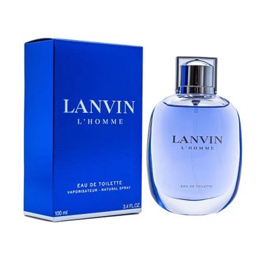 Lanvin L'Homme Eau De Toilette Spray for Men, 3.4 oz with Refreshing Citrus and Woody Fragrance ...