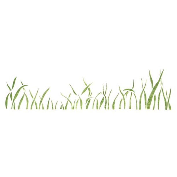 Tall Grass Wall Stencil SKU #2094 by Designer Stencils - Walmart.com ...