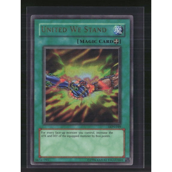 2003 Yu-Gi-Oh! Labyrinth of Nightmare United We Stand Equip Magic Card ...