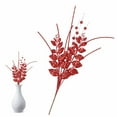 New Fall Decor 2024 Enhance Your Holiday With Red Christmas Featuring Gold Leaf Highlights And
