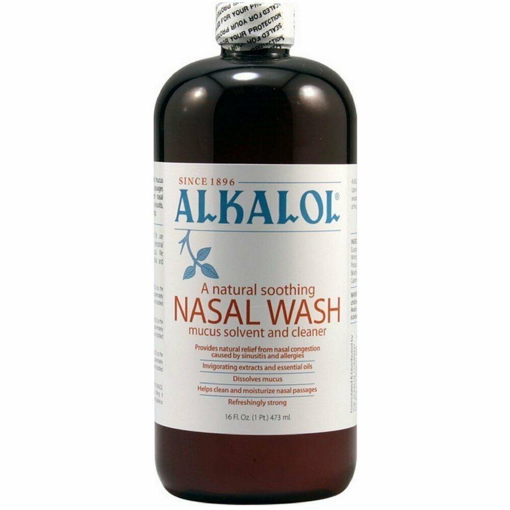 Alkalol Nasal Wash Cleaner Kit - 16 Oz, 2 Pack - Walmart.com