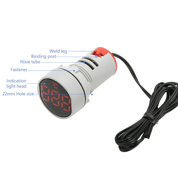 Indicator, Mini Digital LED Display With Measuring Range -20~199 ...