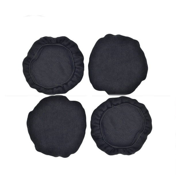 4pcs Stretchable Fabric Headphone Covers Washable Sanitary Ear Pad ...