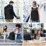 Mancro 15.6in Laptop Backpack, Slim Business Computer Bag with USB ...