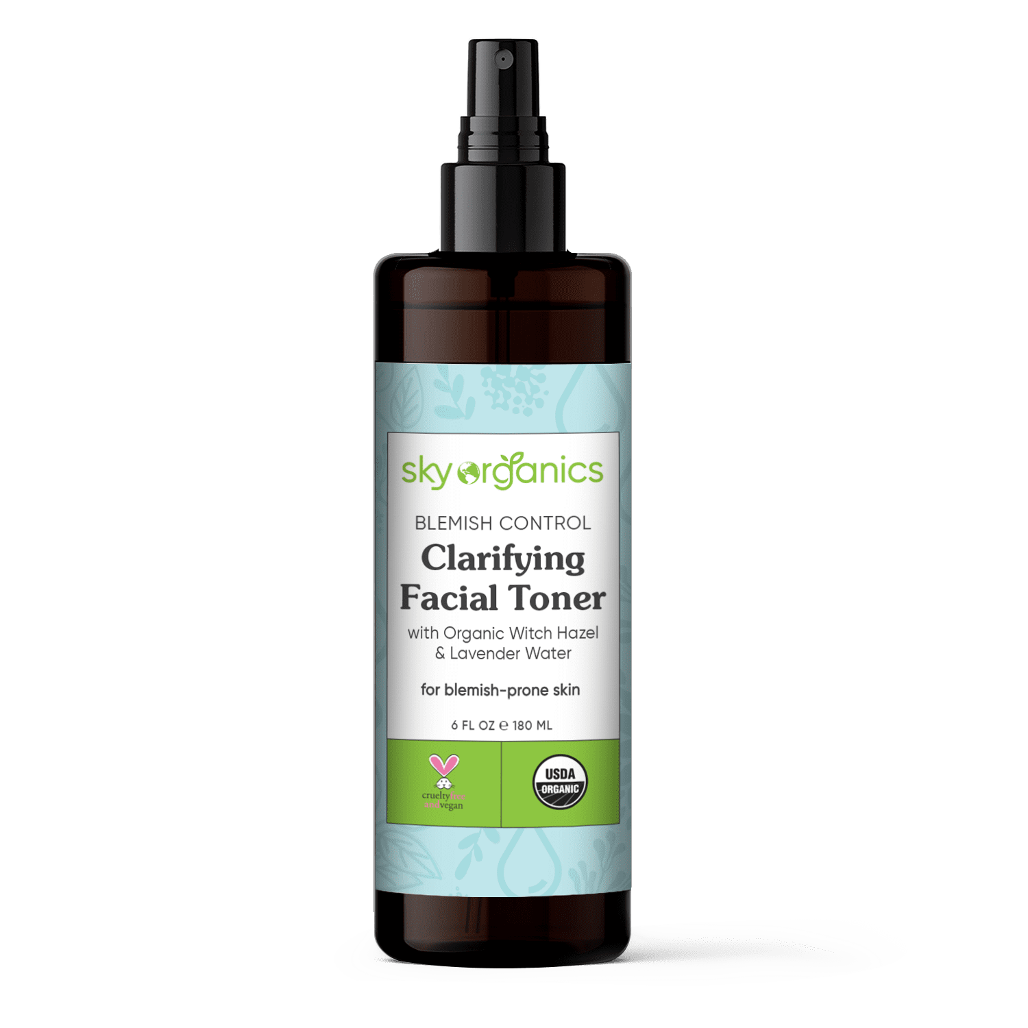 Sky Organics Blemish Control Clarifying Facial Toner for Face to Purify ...