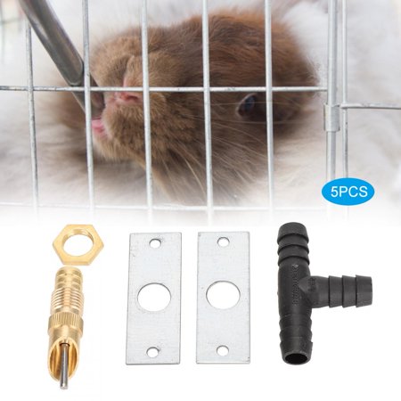 ANGGREK Breeding Equipment,Rabbit Round Mouth Waterer,5Pcs Water ...