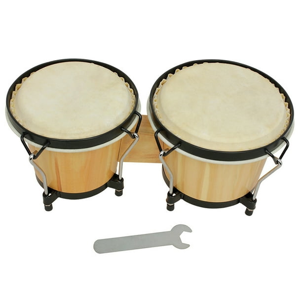 Instrumento Percusión Bongos Drum Set Durable 5 Pulgadas Y 6 | Walmart ...