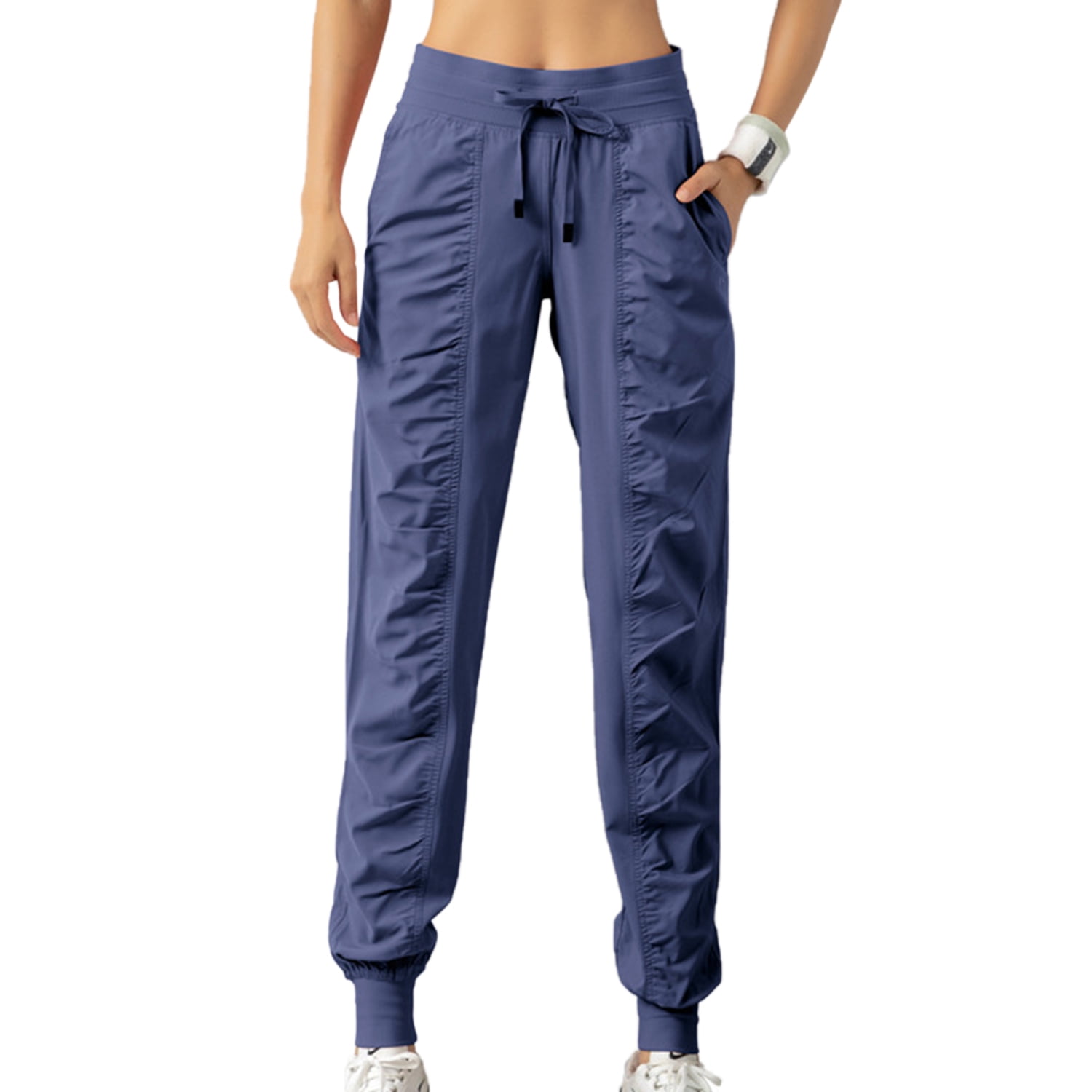 Click here for Kawell Womens Pleated Gym Track Pants With Pockets... prices