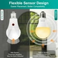 UKLL-Dusk to Dawn Light Sensor Bulbs Outdoor, A19 LED Bulb Automatic On ...