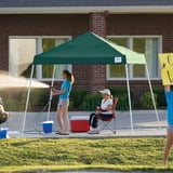 ShelterLogic 10x10 SL Pop-up Canopy Checkered Flag Cover Black Roller ...