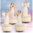 Angel Music Box, Sculpted Hand-Painted Musical Figure Gifts Butterfly ...