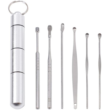 LuoHeng Kit de retrait de cérumen, outils de retrait de cérumen 6 en 1 ...