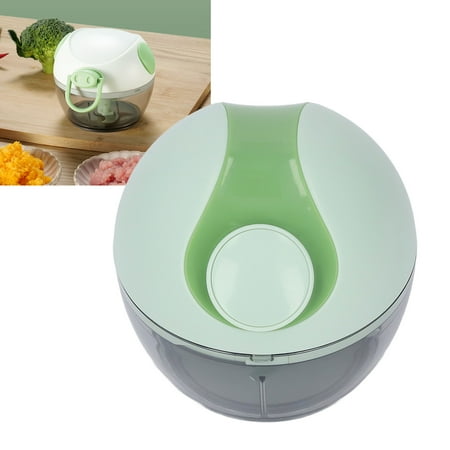Manual Food Processor, Hand Food Chopper Pull String Chopper Vegetable ...