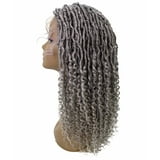 LUXLUXE Angel Curly Locs Braid Braided Women Wig, 20+ Shades of Natural ...