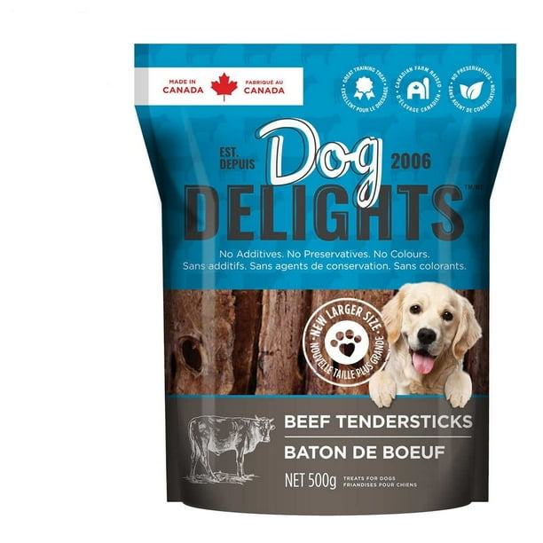 Dog Delights Beef Tendersticks Dog Treats, 2 x 1.1 lb (500 g) - Walmart.ca