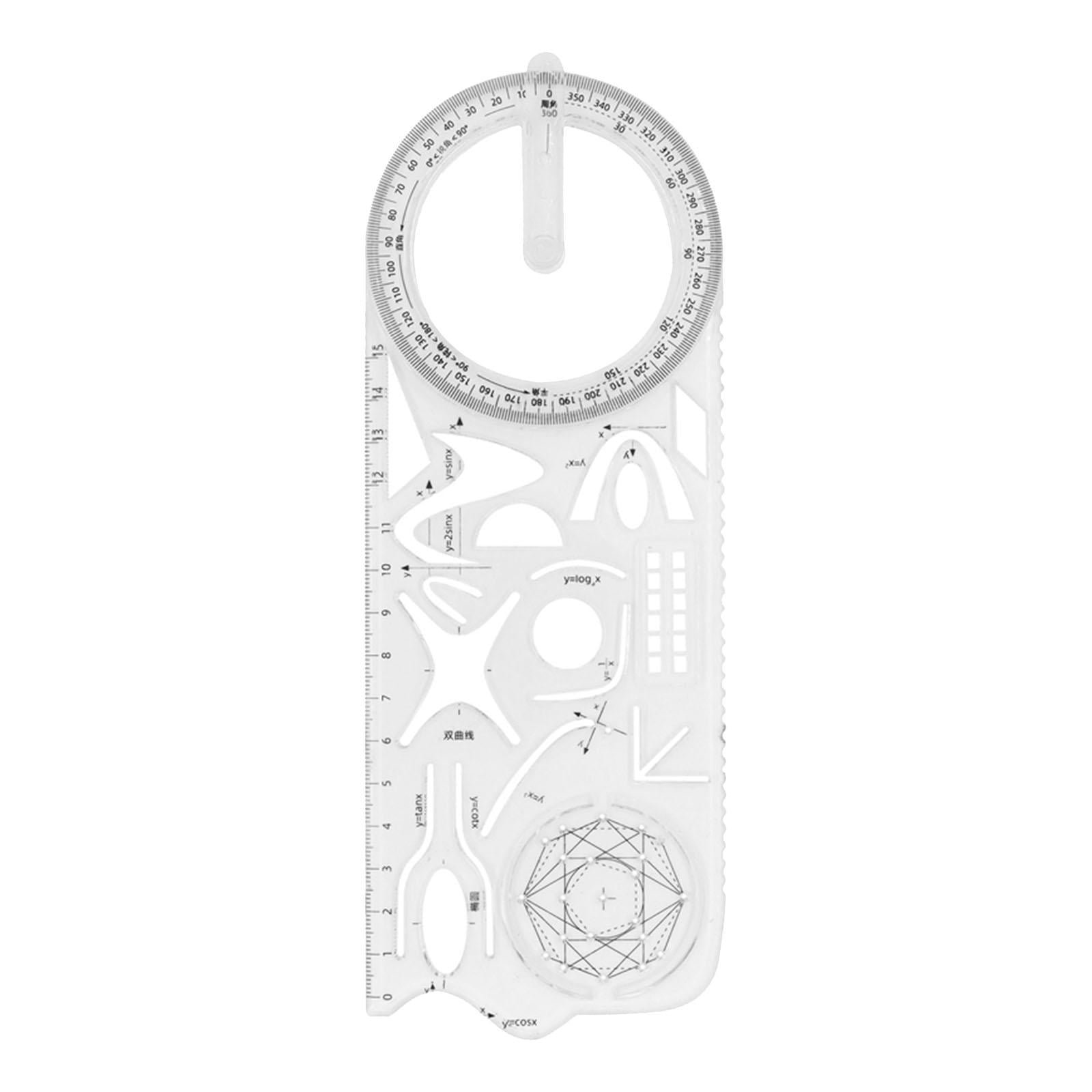 Regla geométrica Regla de medición de matemáticas Herramienta de ...