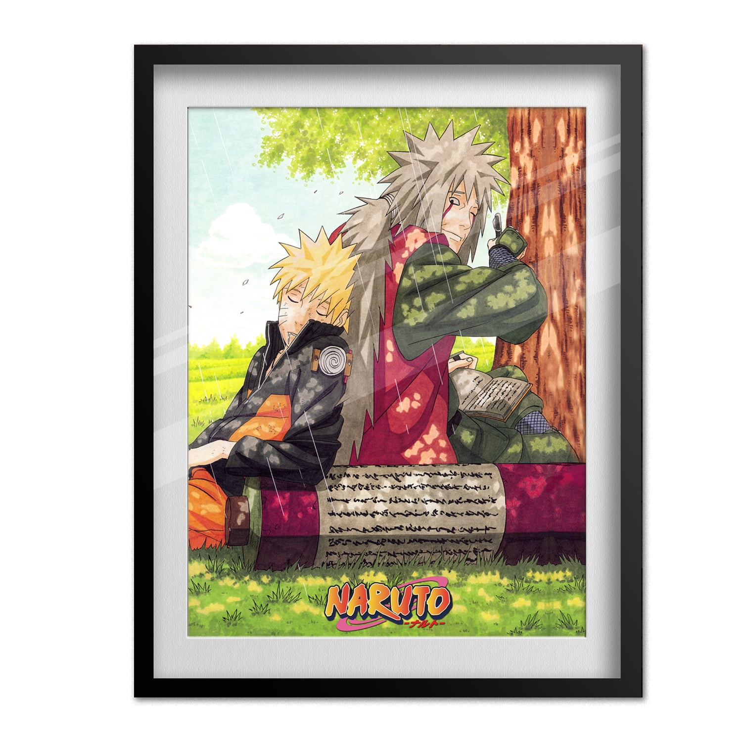 Naruto And Jiraiya Under A Tree