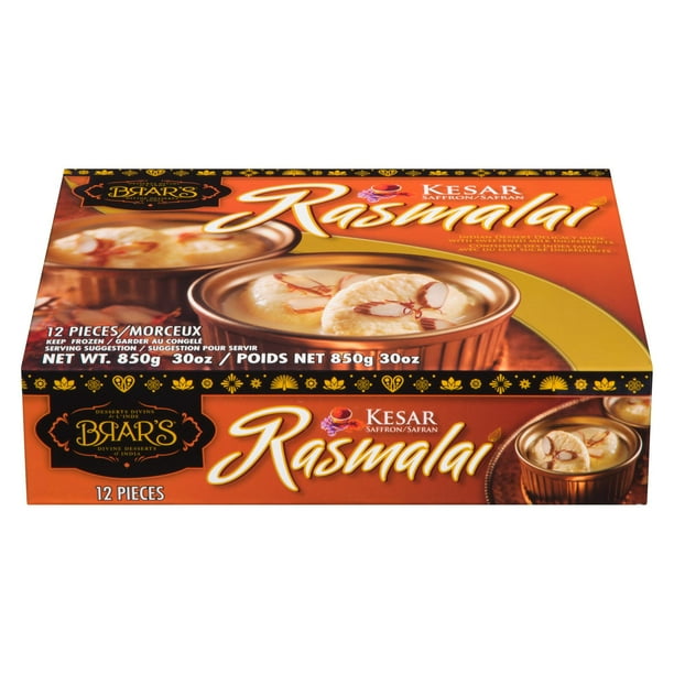 BRAR'S KESAR RASMALAI, 850gm, 12 Pieces - Walmart.ca