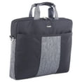 STEBCO Slim Computer Briefcase, 15.5 x 1.75 x 11.5, Black/Gray ...