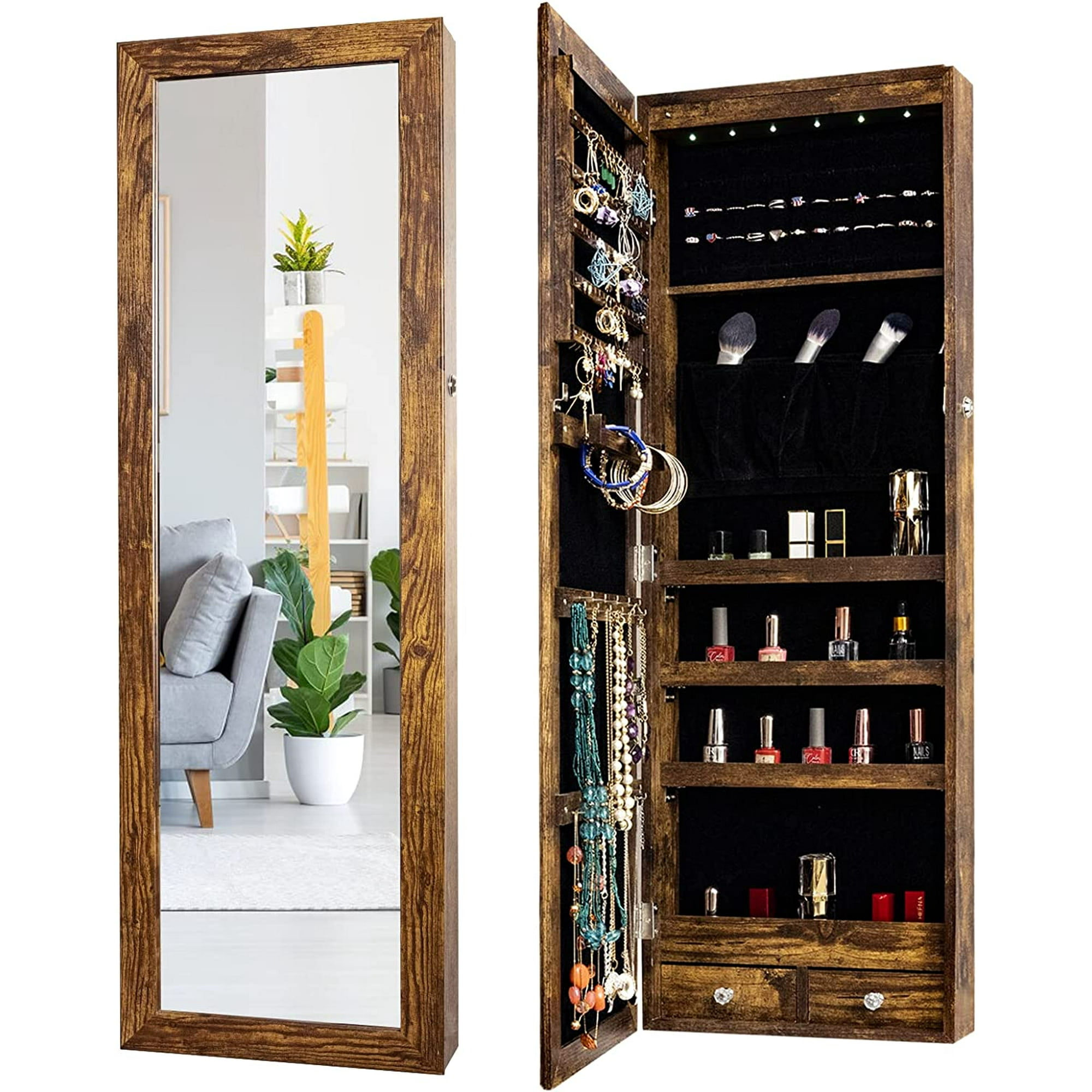 Standing Mirror Jewelry Cabinet Target | Cabinets Matttroy