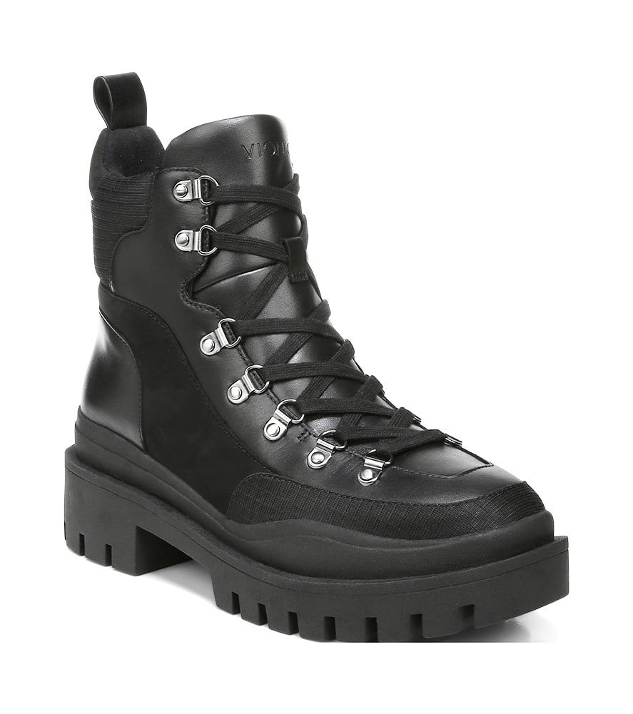 Vionic Jaxen Women's Arch Supportive Combat Boots - Walmart.com