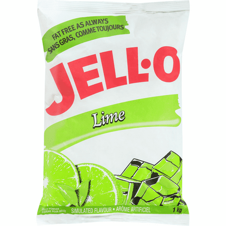 JELL-O Jelly Powder, Lime 1 kg | JELL-O Gelée en poudre, chaux 1 kg ...